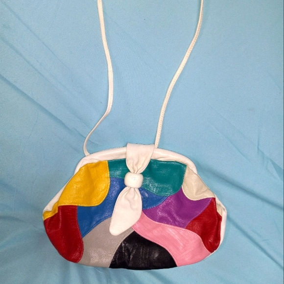 lyrella | Bags | Vintage Leather Patchwork Bag | Poshmark